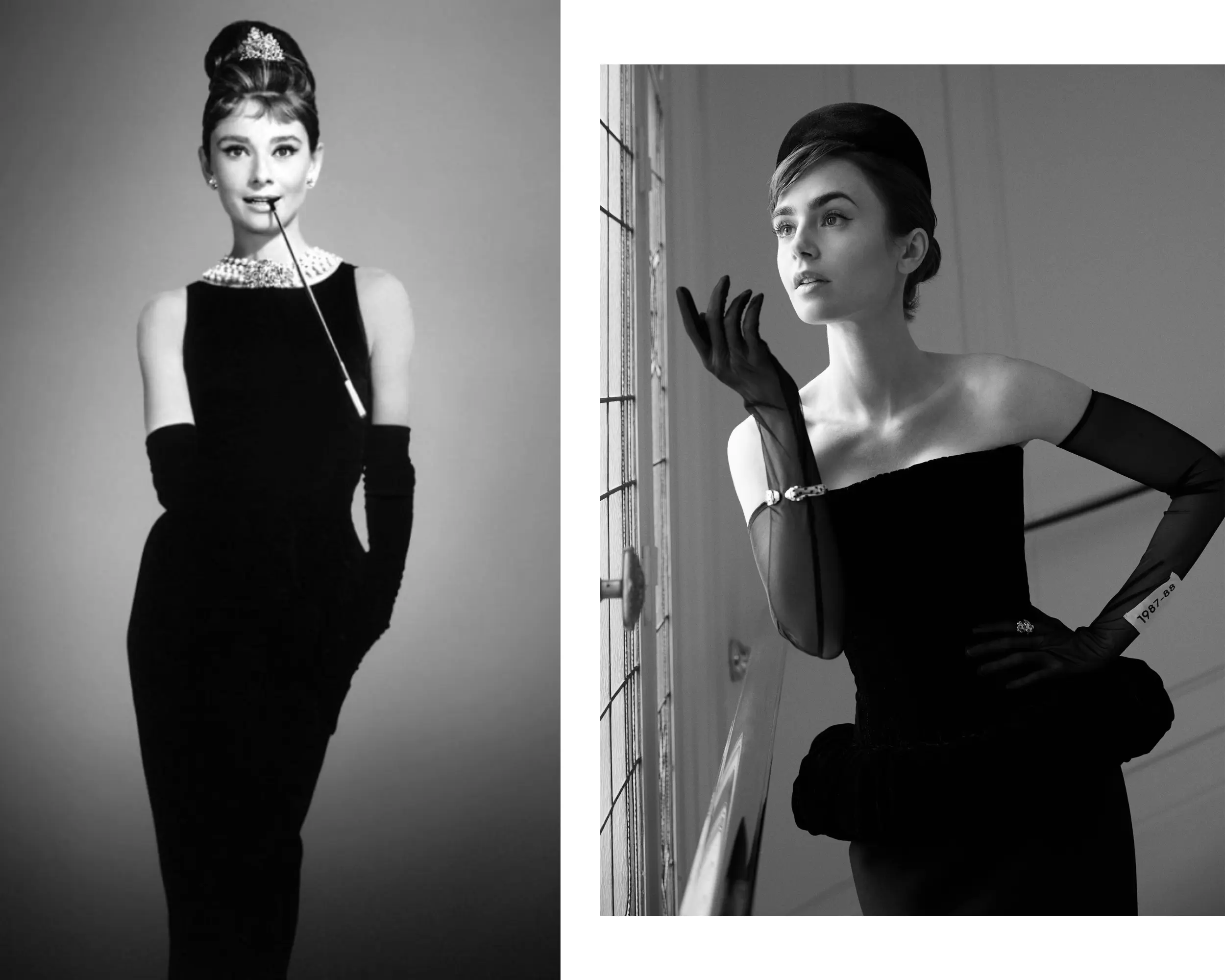 Lily Collins hóa vai huyền thoại Audrey Hepburn - Esquire Vietnam